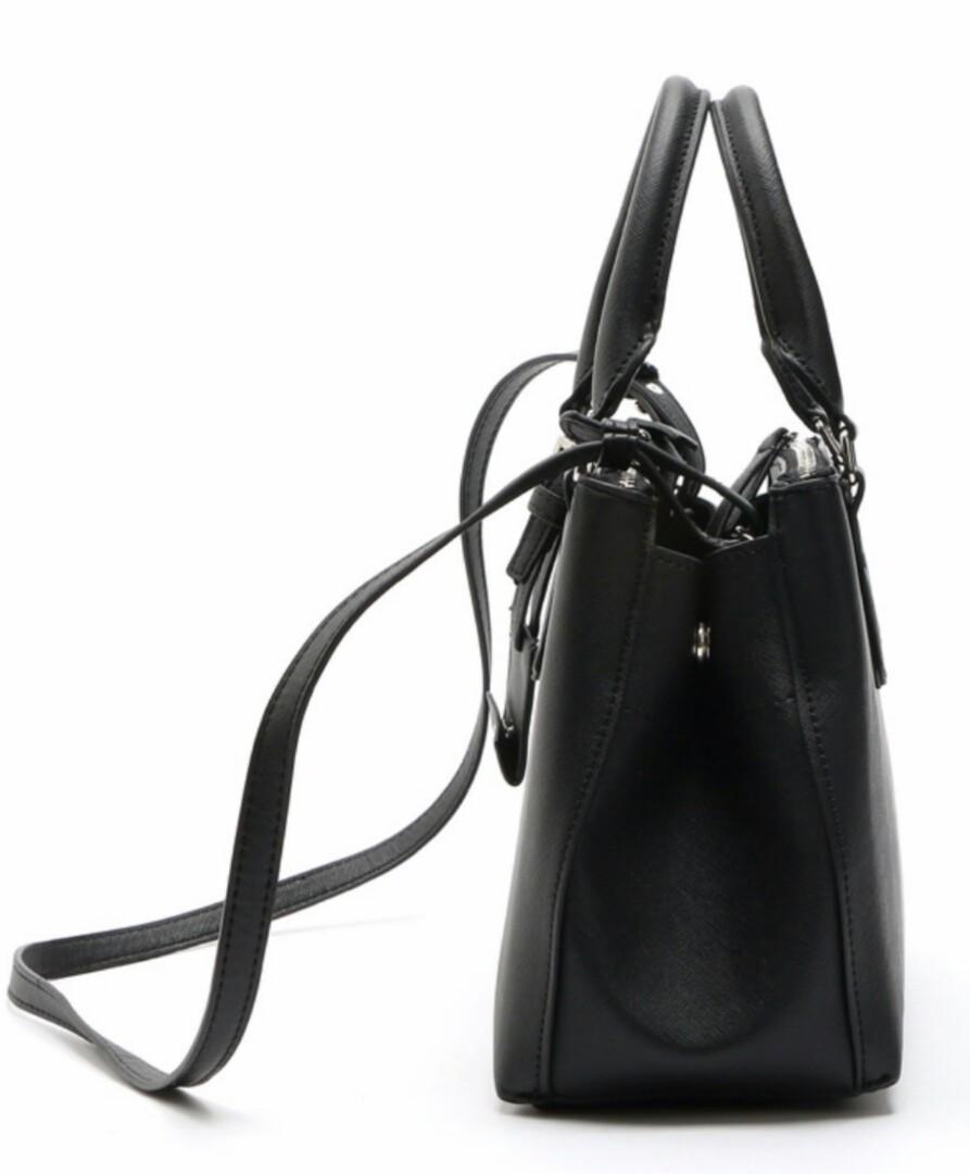 Mango touch Saffiano leather effect bag, Women's Fashion, Bags ...