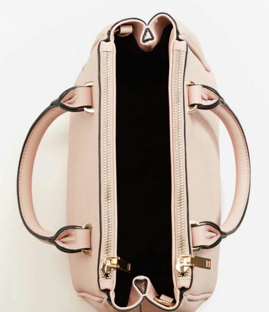 Mango touch Saffiano leather effect bag, Women's Fashion, Bags ...