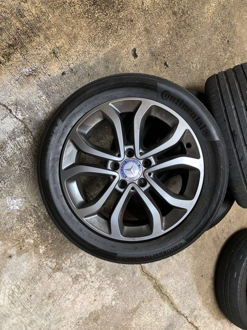 Mercedes C180 W205 Stock Rim, Car Accessories, Tyres & Rims on Carousell
