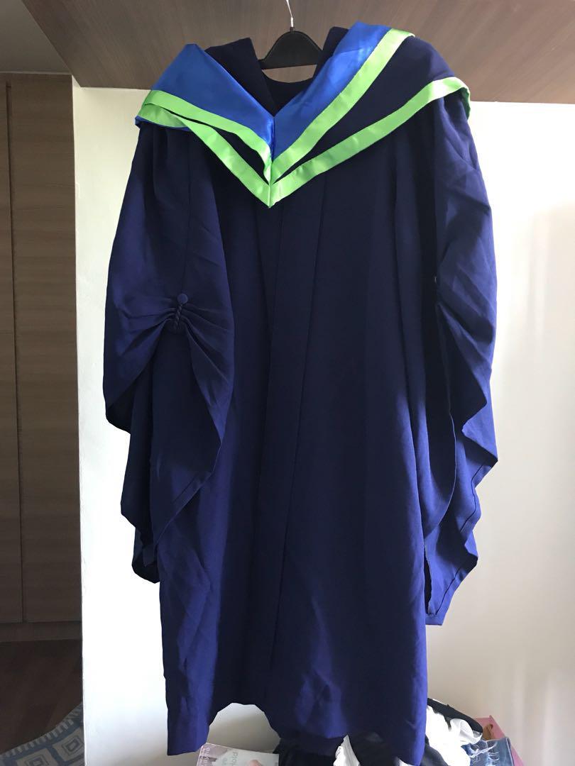 NTU Graduation Gown - SPMS, Women's Fashion, New Undergarments ...