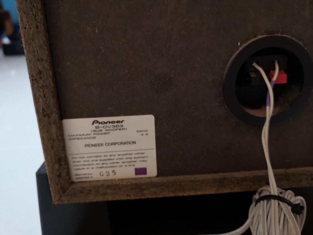 Pioneer XV-DV363 home theatre system, Audio, Soundbars, Speakers & Amplifiers on Carousell