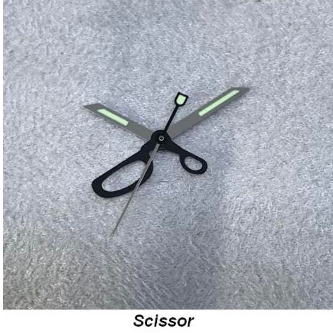 Scissor laser cut 3 hands, Luxury, Watches on Carousell