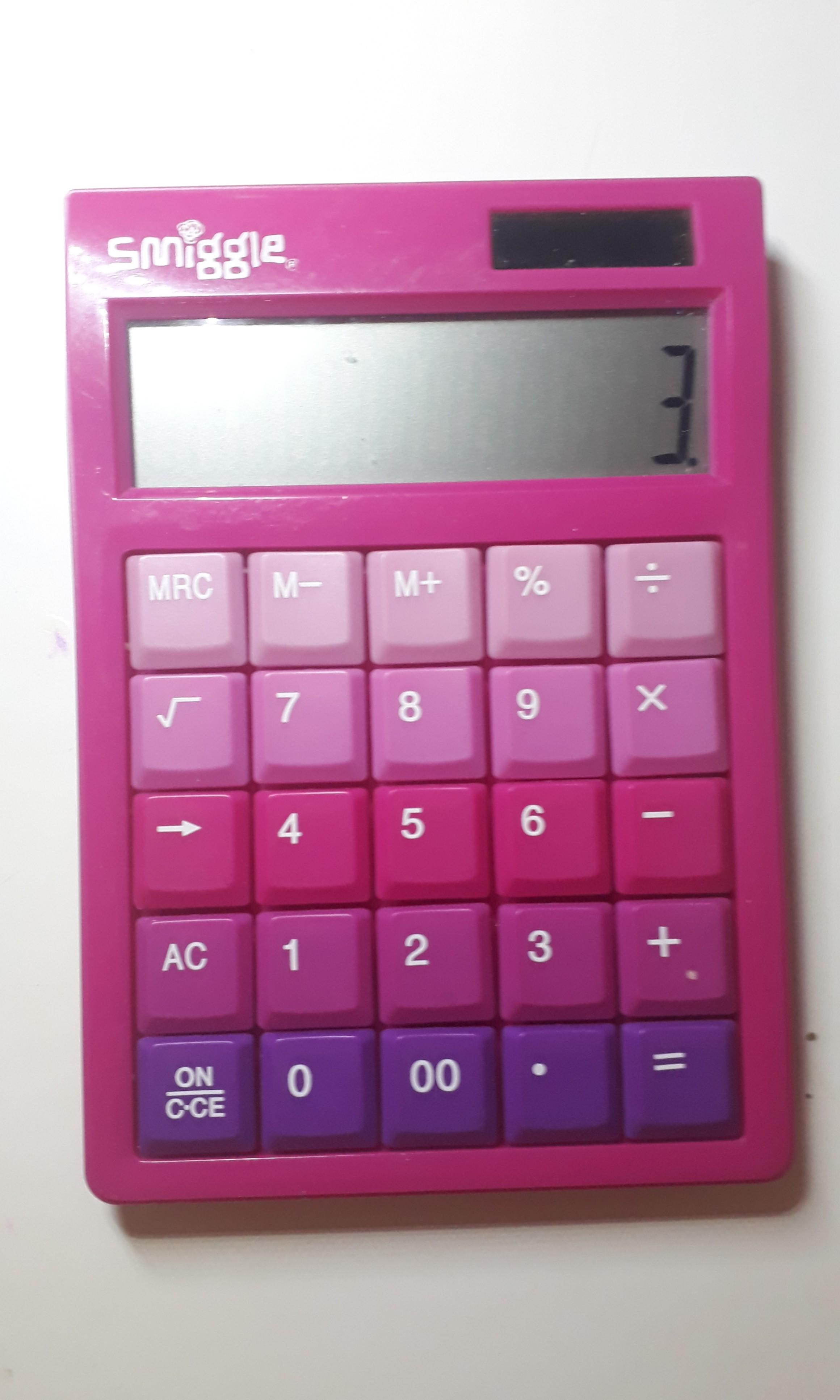 Smiggle Calculator, Hobbies & Toys, Stationery & Craft, Stationery ...