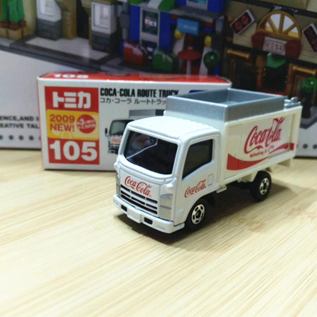 Tomy Tomica Diecast Car - #105 Coca Cola Metal Route Truck, Hobbies & Toys, Toys & Games on ...