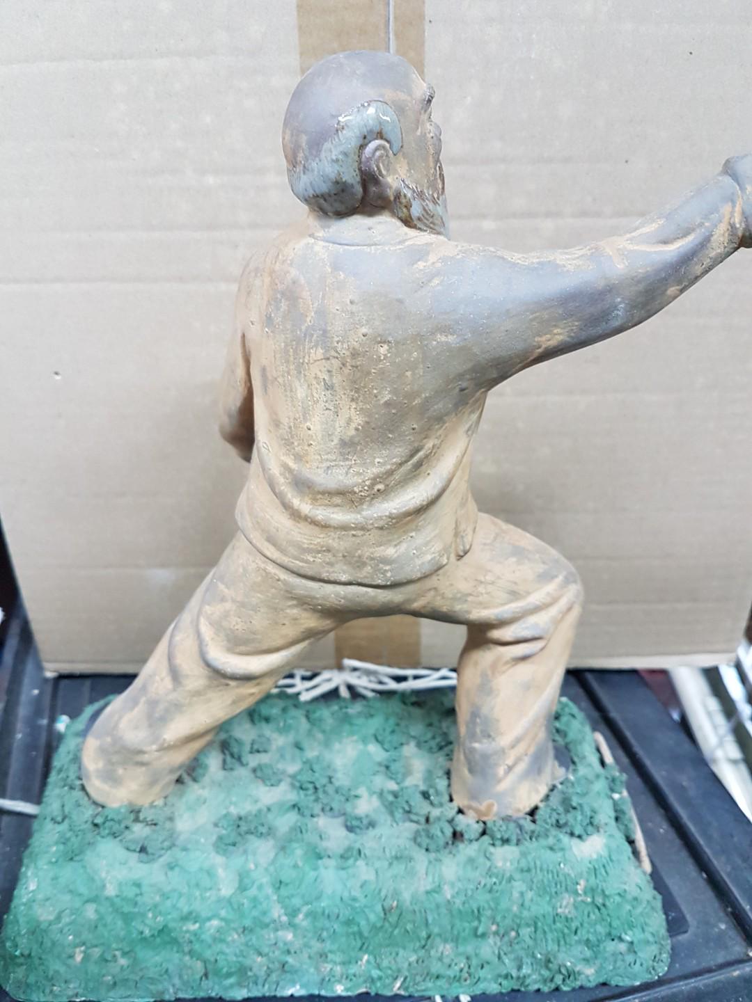 Vintage clay figure statue Chinese, Hobbies & Toys, Memorabilia ...