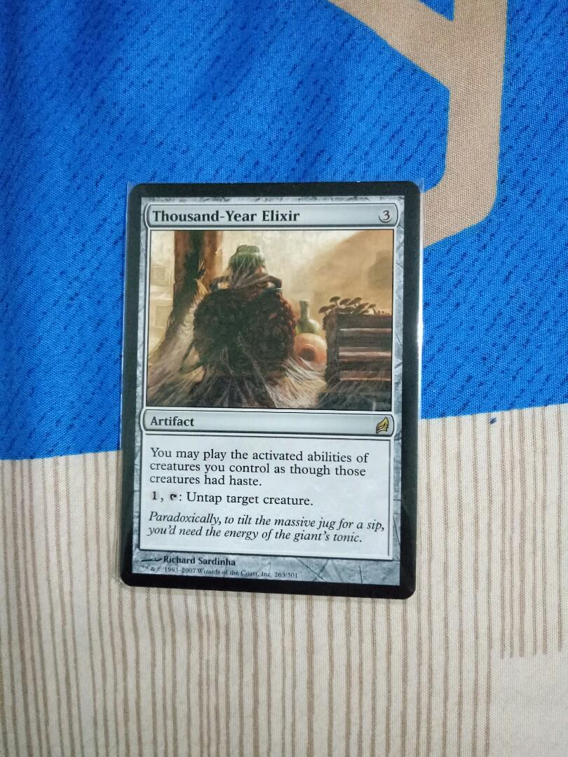 1 x Thousand-Year Elixir Lorwyn lightly played mtg, Hobbies & Toys ...