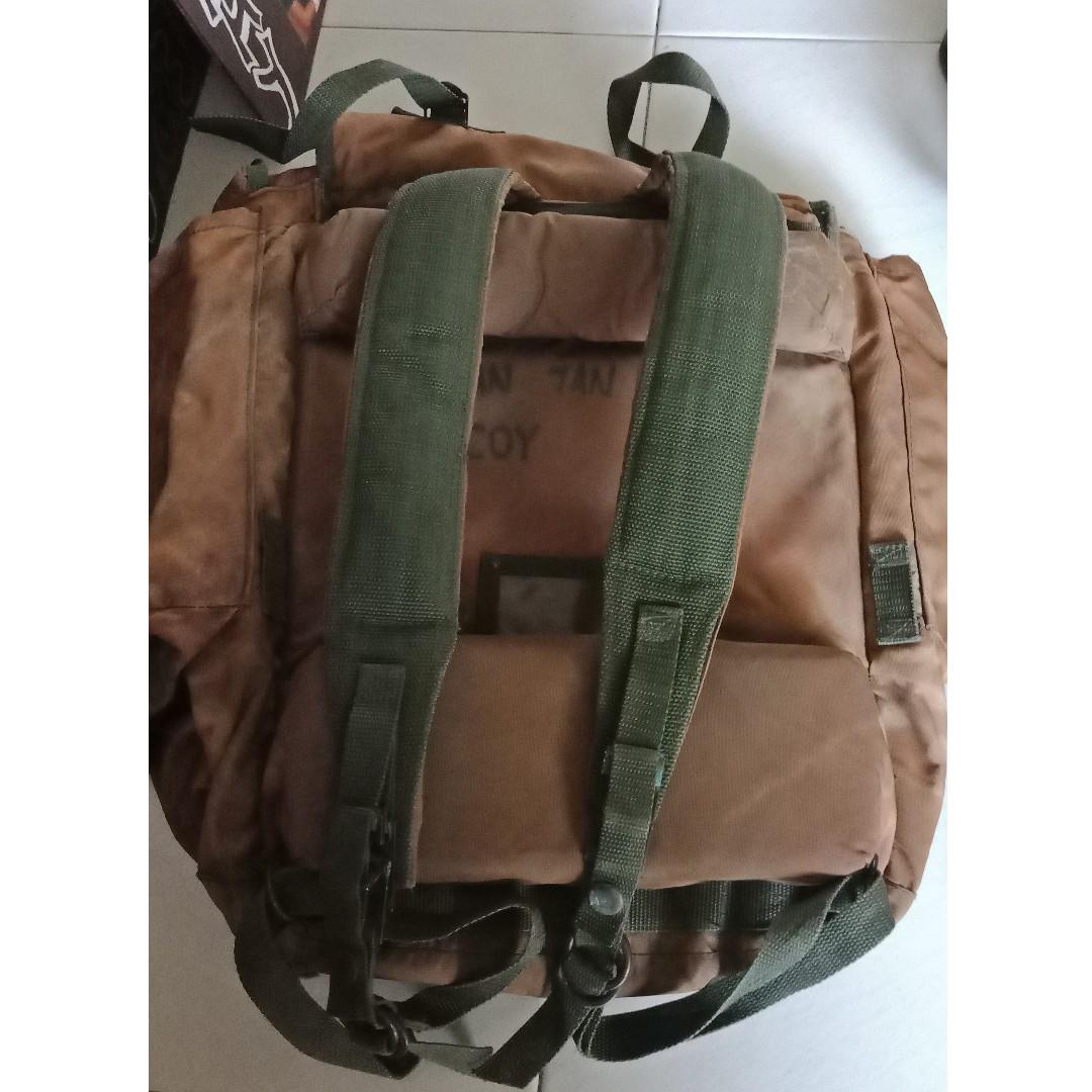 Army SBO and Backpack, Everything Else on Carousell