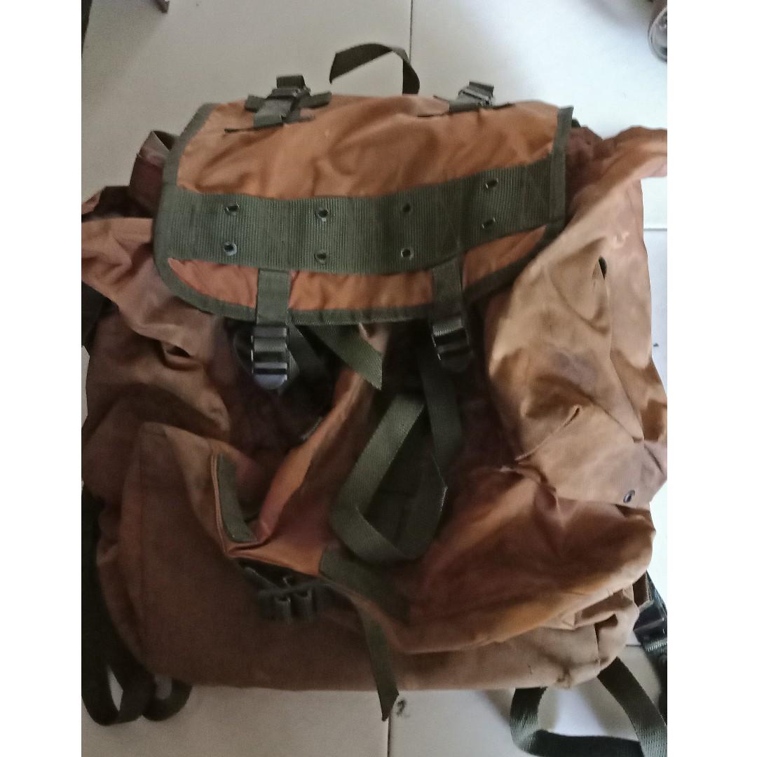Army SBO and Backpack, Everything Else on Carousell