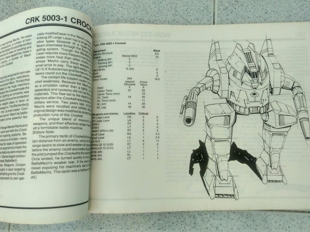 Battletech Technical Readout 2750, Hobbies & Toys, Toys & Games on ...