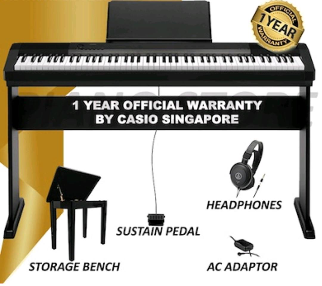 Beginner Casio CDP-135 Digital Piano 88 Weighted Keys / Free 30 mins ...