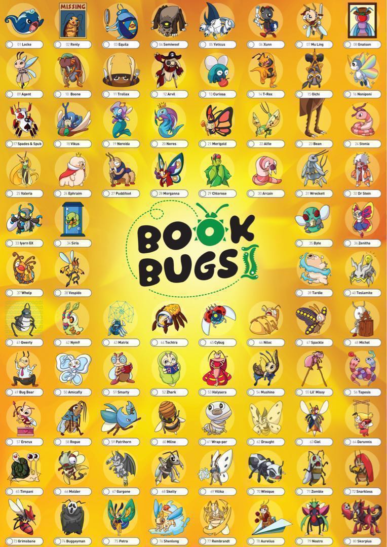 Book Bugs 2, Hobbies & Toys, Toys & Games on Carousell