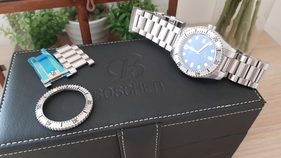 Boschett Reef Ranger Dive Watch (Stunning Sunburst Blue), Mobile Phones ...