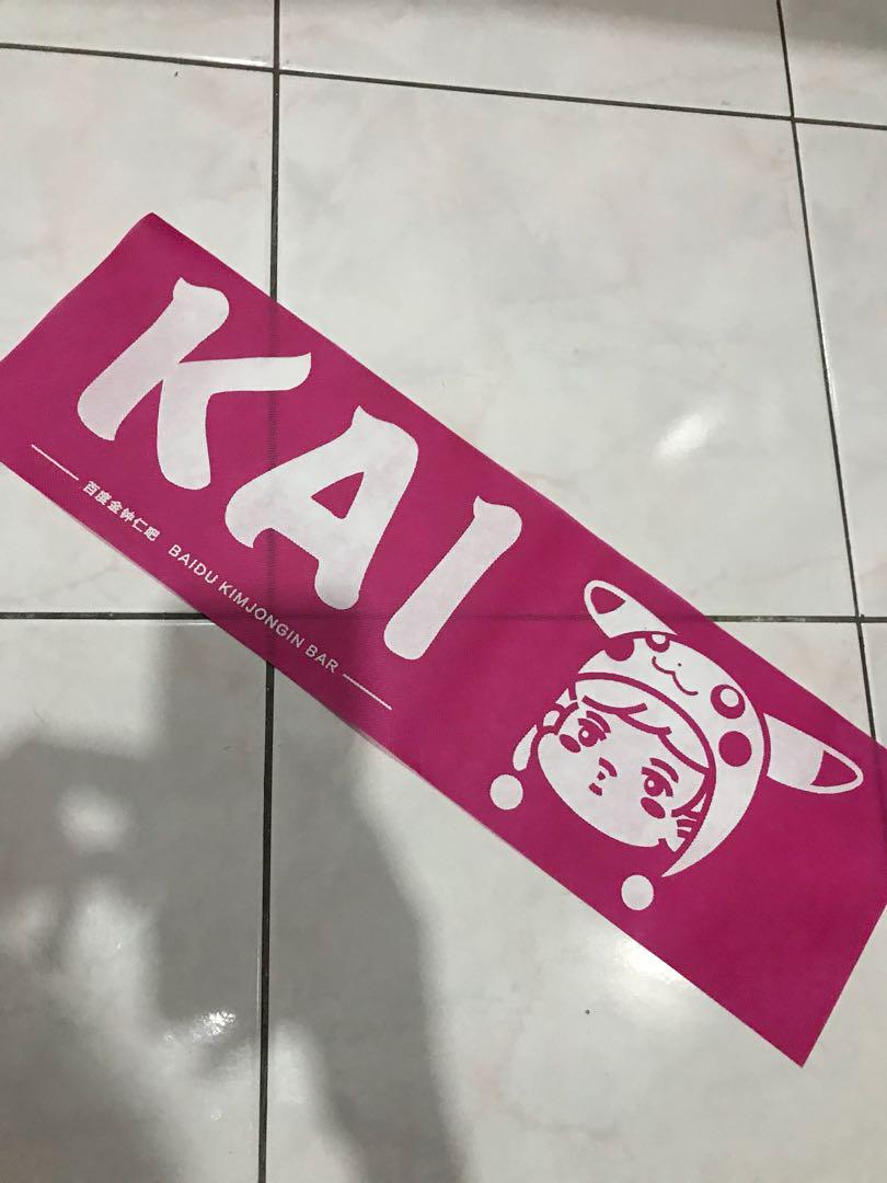 EXO KAI banner, Hobbies & Toys, Collectibles & Memorabilia, K-Wave on ...