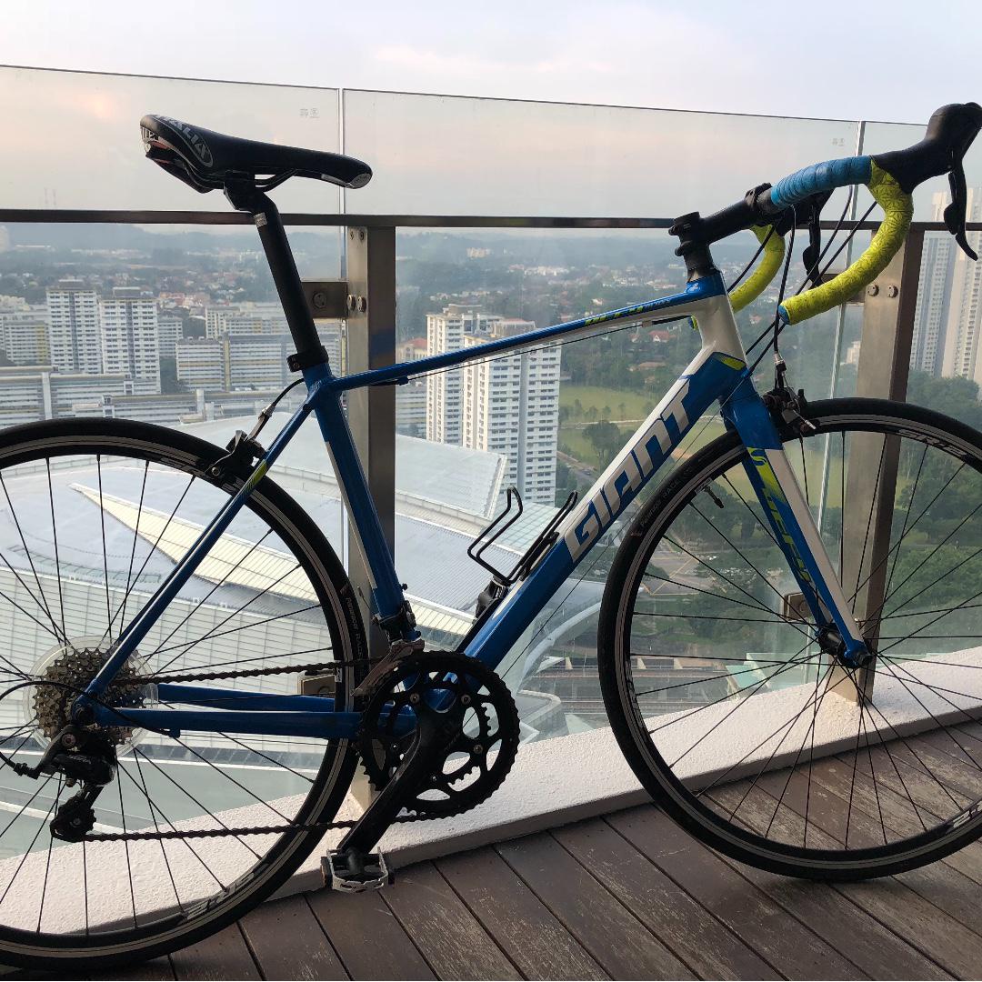Giant Road Bike, Sports Equipment, Bicycles & Parts, Bicycles on Carousell