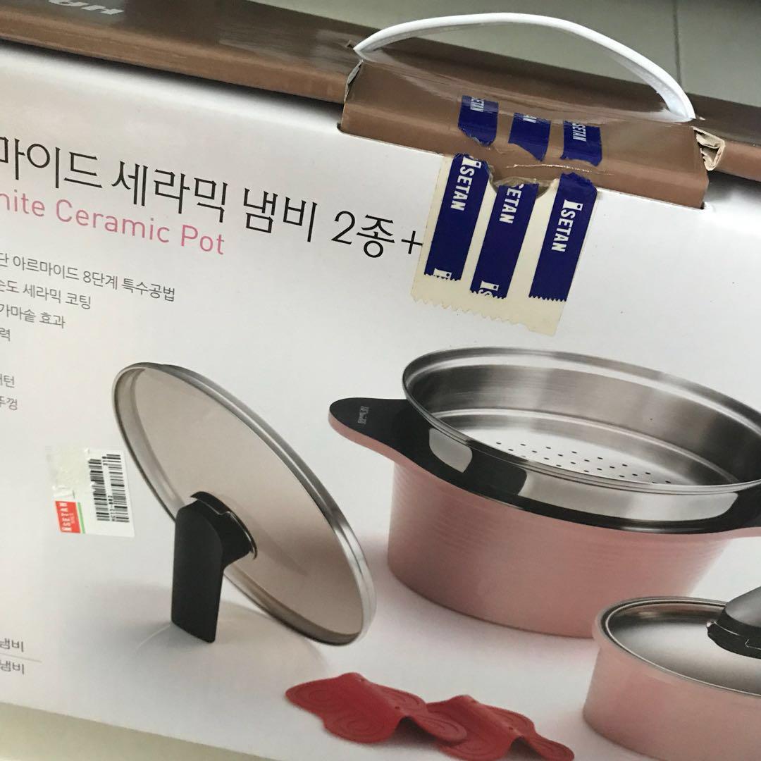 HAPPYCALL: Alumite "Pink" Limited Edition Die-cast Cookware Set ...