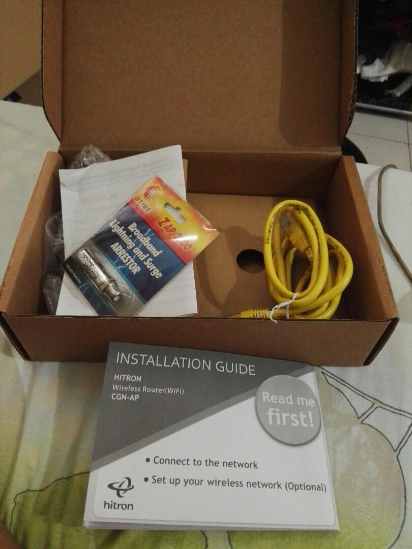 HITRON WIRELESS ROUTER, Computers & Tech, Parts & Accessories ...