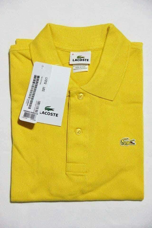Lacoste iconic/monotone polo, Men's Fashion, Tops & Sets, Tshirts & Polo Shirts on Carousell