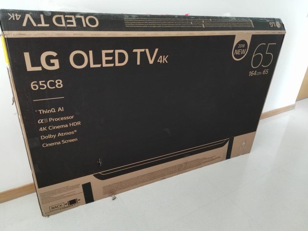 LG oled TV box, TV & Home Appliances, TV & Entertainment, TV on Carousell