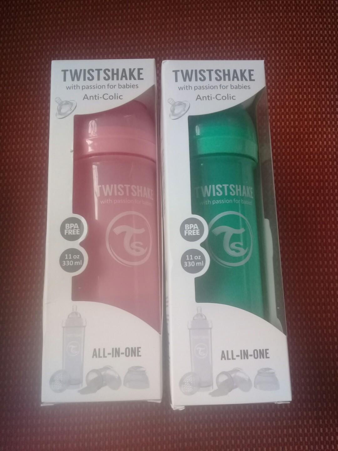 (SOLD OUT) - PASTEL 11oz/330ml Twistshake Anti-colic All in One Bottle, Babies & Kids, Nursing ...