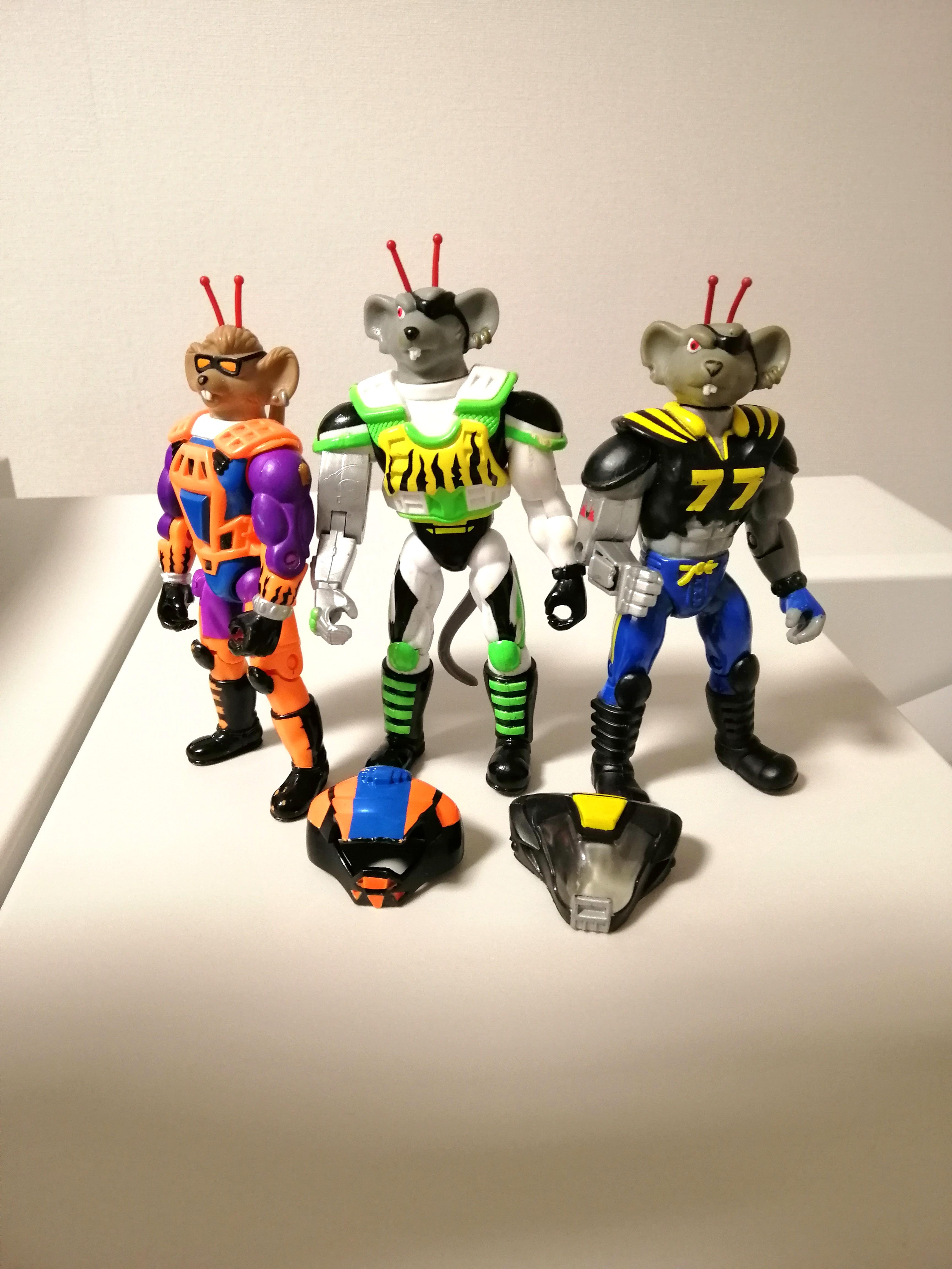 (RESERVED) Vintage Biker Mice From Mars Figures, Hobbies & Toys, Toys ...
