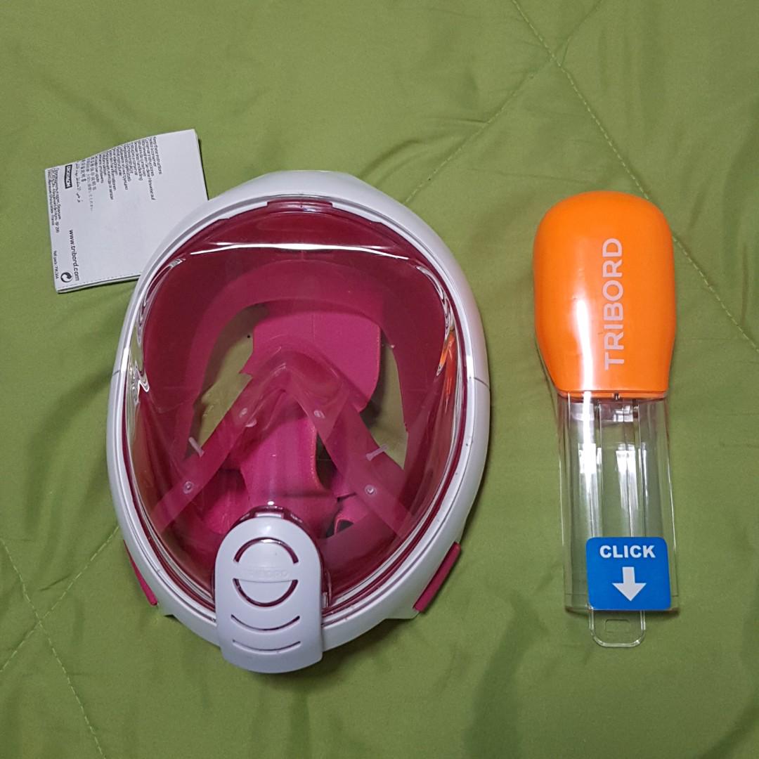 Tribord Easybreath Surface Snorkeling Face Mask, Sports Equipment ...