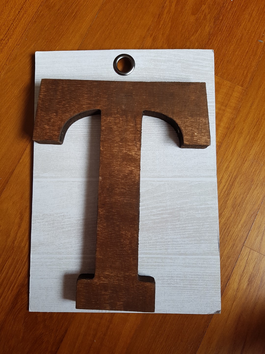Typo Wooden Letter "T", Furniture & Home Living, Home Decor Accessories ...