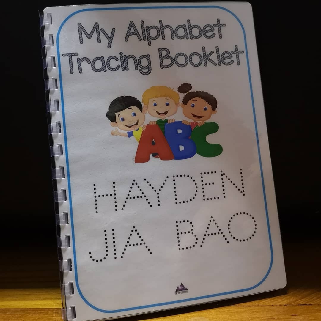 Alphabet Tracing Booklet, Hobbies & Toys, Books & Magazines, Children's ...