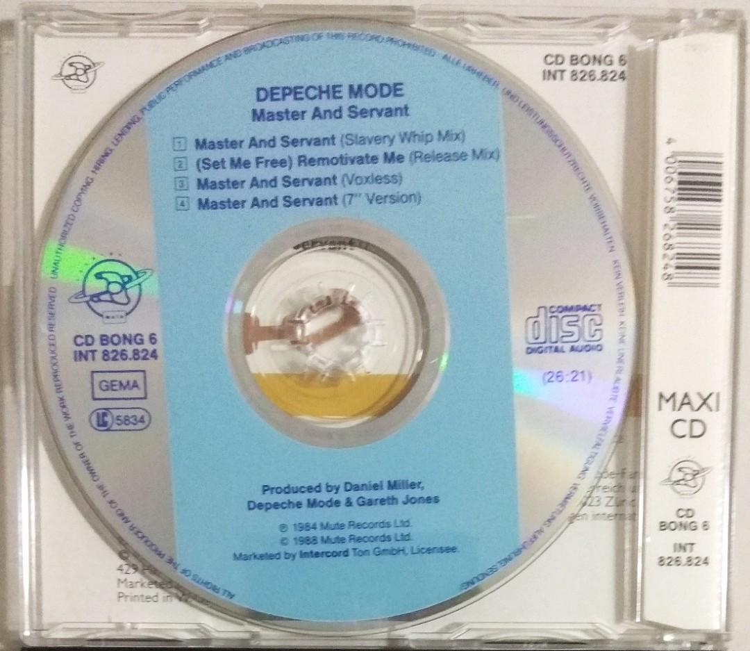 arthcd DEPECHE MODE Master And Servant (Early West Germany Press) Maxi ...