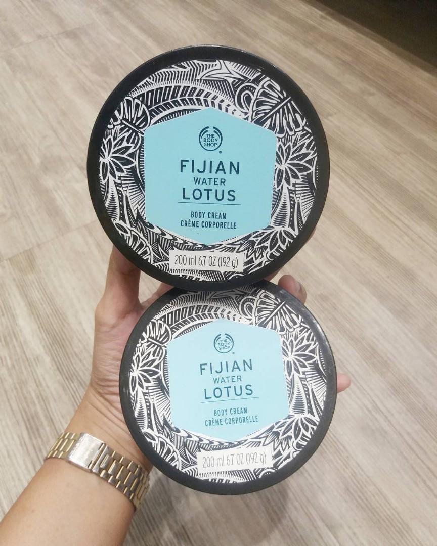 Body Shop Fijian Water Lotus Body Cream, Beauty & Personal Care, Bath ...