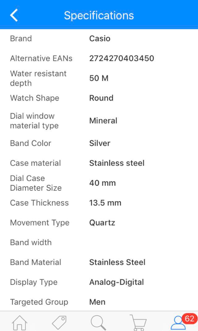 Casio Watch, Men's Fashion, Watches & Accessories, Watches on Carousell