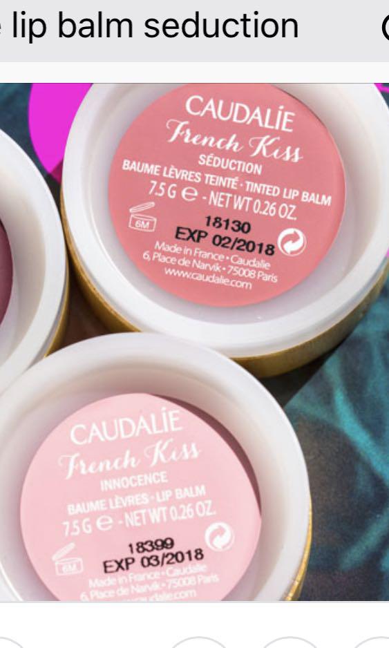 Caudalie French Kiss Lip Balm Seduction, Beauty & Personal Care, Face ...