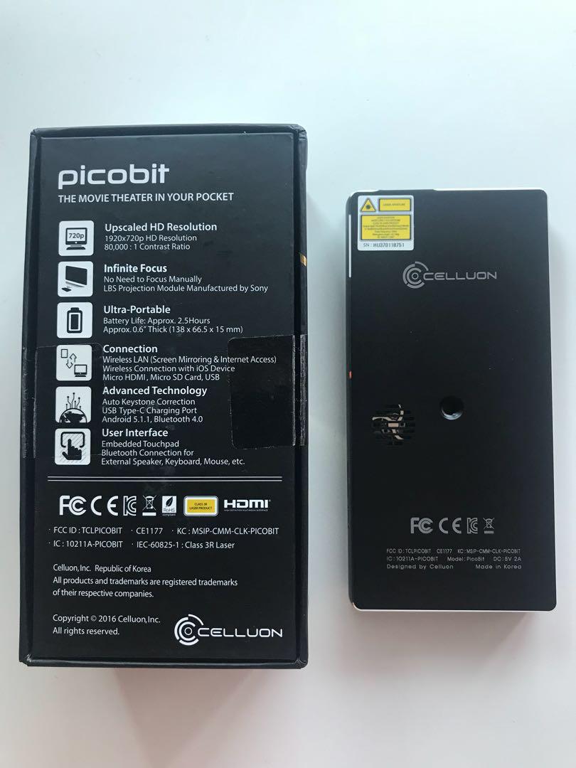 Celluon PicoPro - Portable Laser HD Projector, Electronics, Others on ...