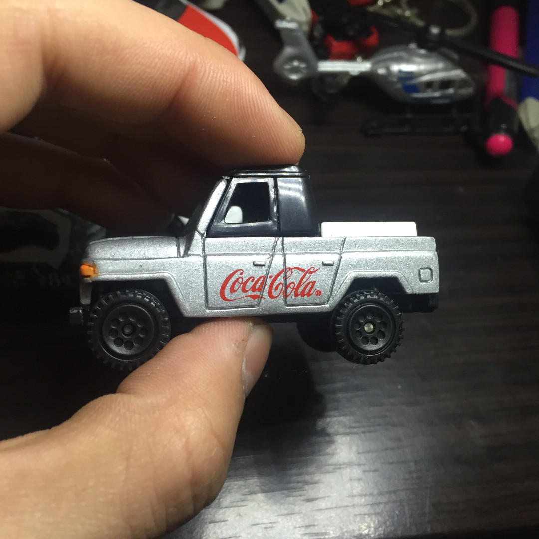 Coca Cola Mini Jeep Truck Delivery Van Diecast Car Model, Hobbies ...