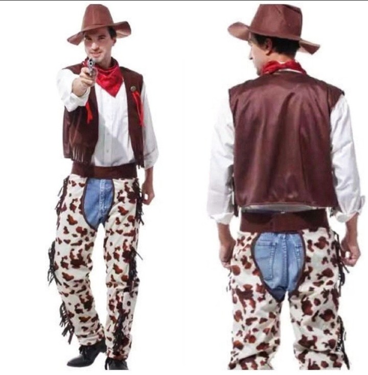 Cowboy Costume, Men's Fashion, Coats, Jackets and Outerwear on Carousell