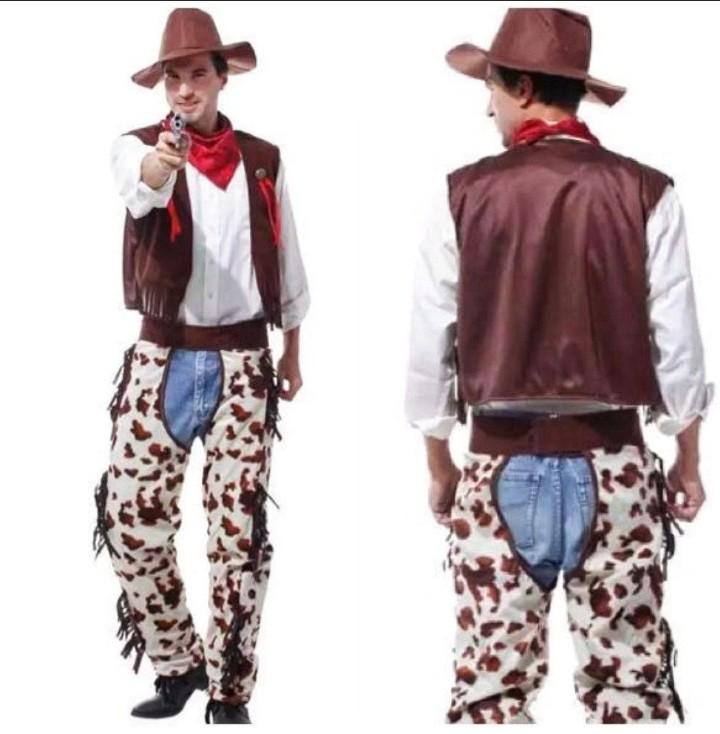 Cowboy Costume, Men's Fashion, Coats, Jackets and Outerwear on Carousell