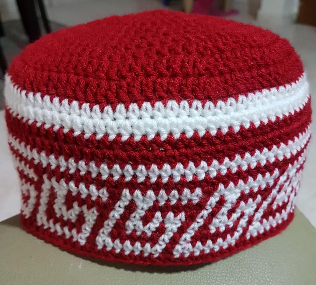 Crochet kopiah, Hobbies & Toys, Stationery & Craft, Handmade Craft on ...
