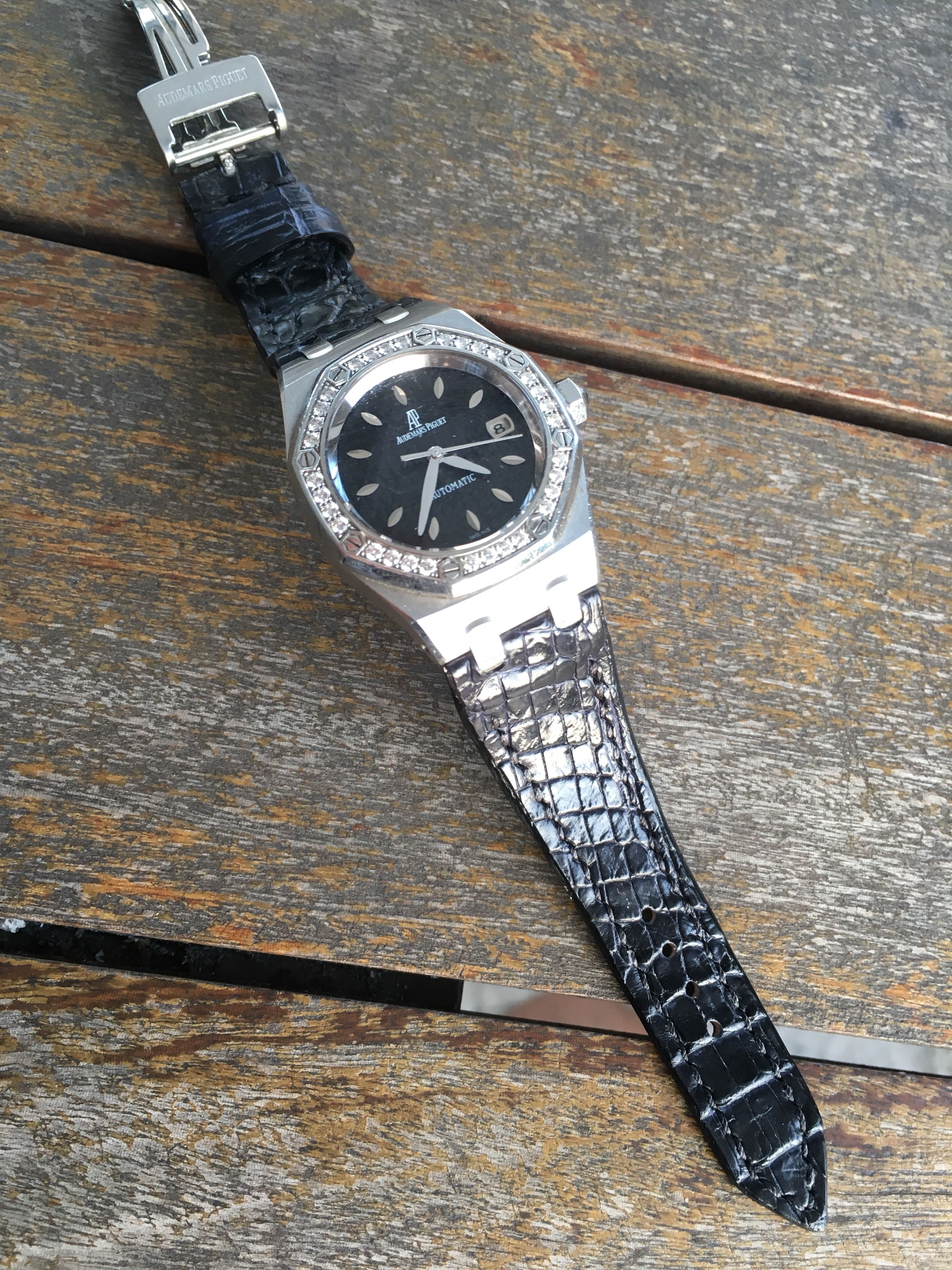 Crocodile Skin Watch Strap, Luxury, Watches on Carousell