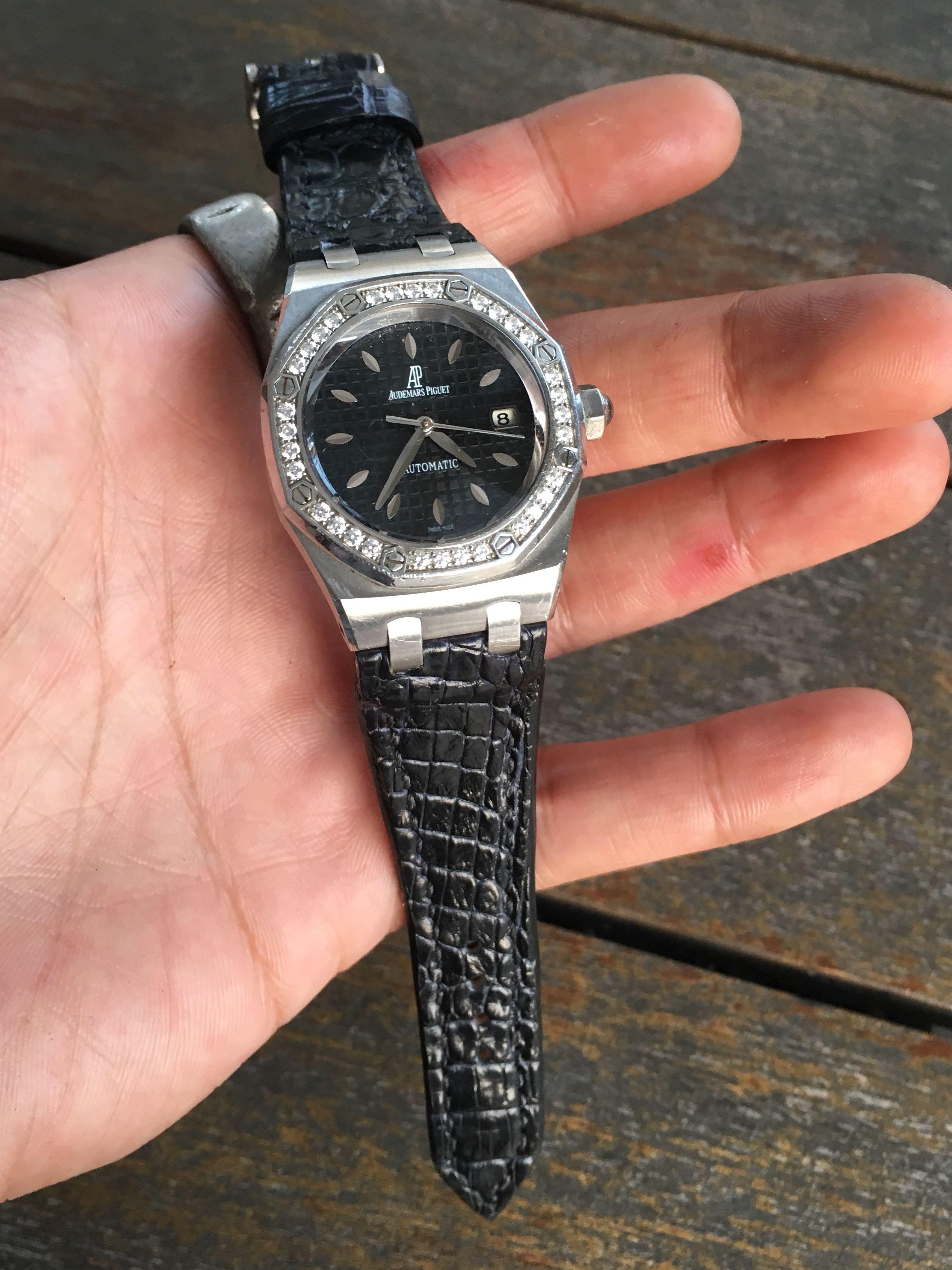 Crocodile Skin Watch Strap, Luxury, Watches on Carousell