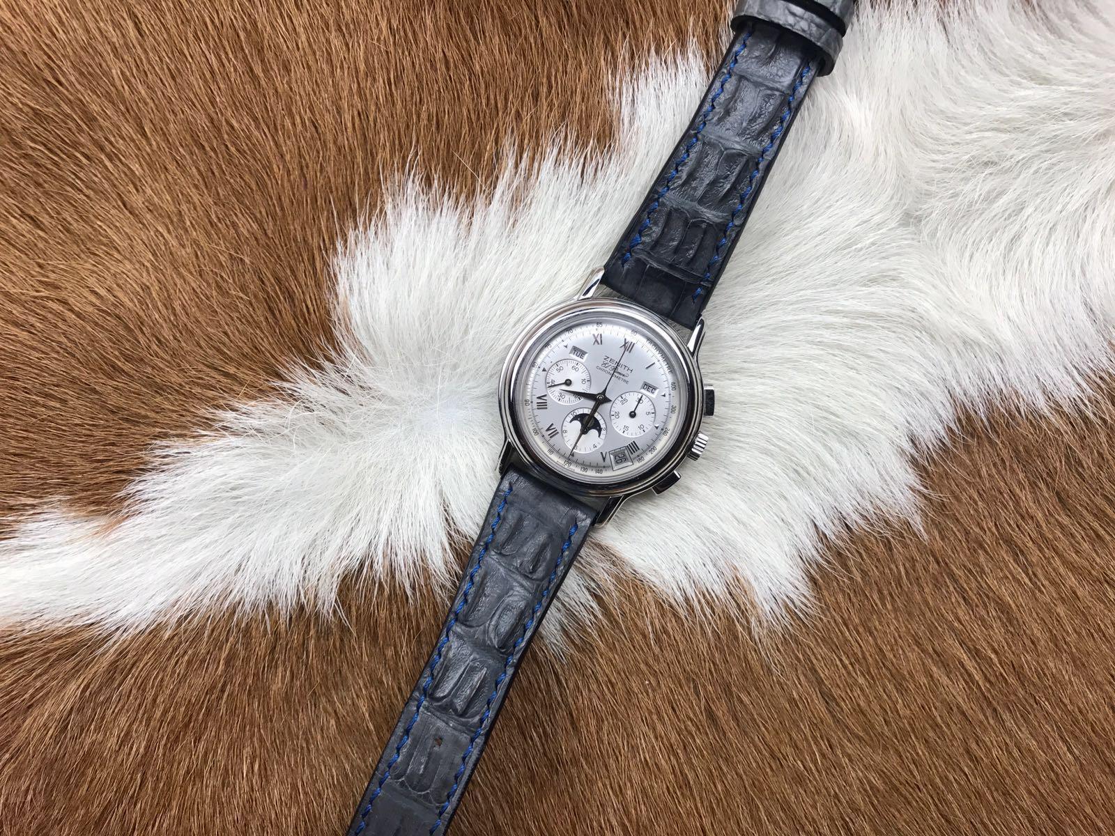Crocodile Skin Watch Strap, Luxury, Watches on Carousell