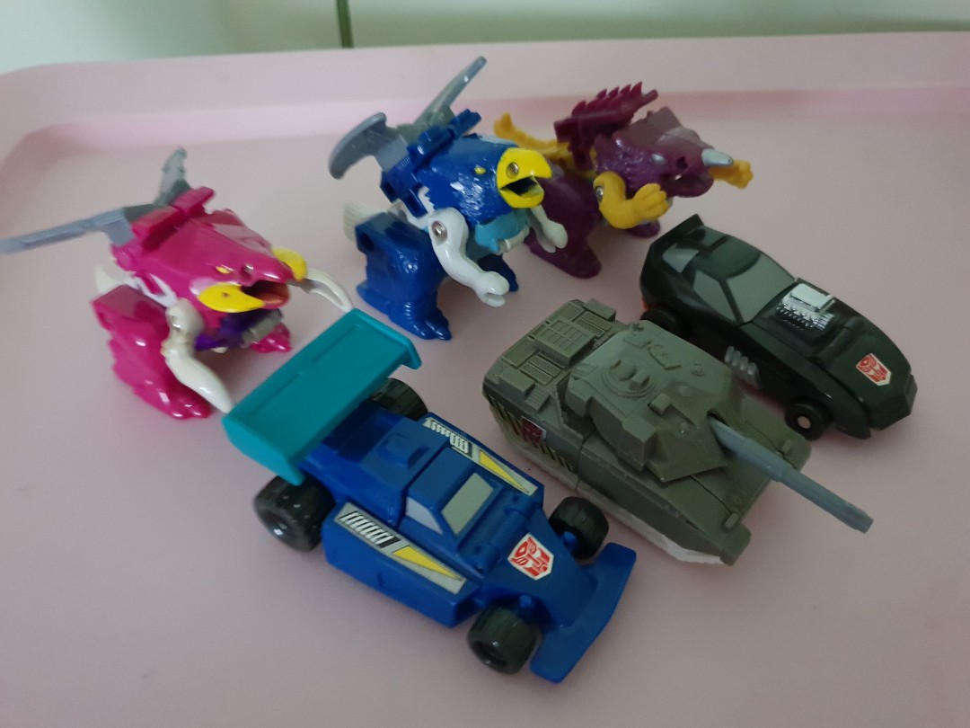 Transformers G1 Firecons and Sparkabots set, CINDERSAUR, SPARKSTALKER ...