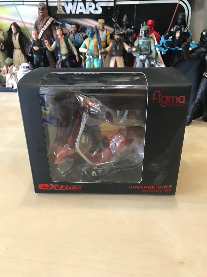 Figma vintage Bike(scooter) metallic red, Hobbies & Toys, Toys & Games ...