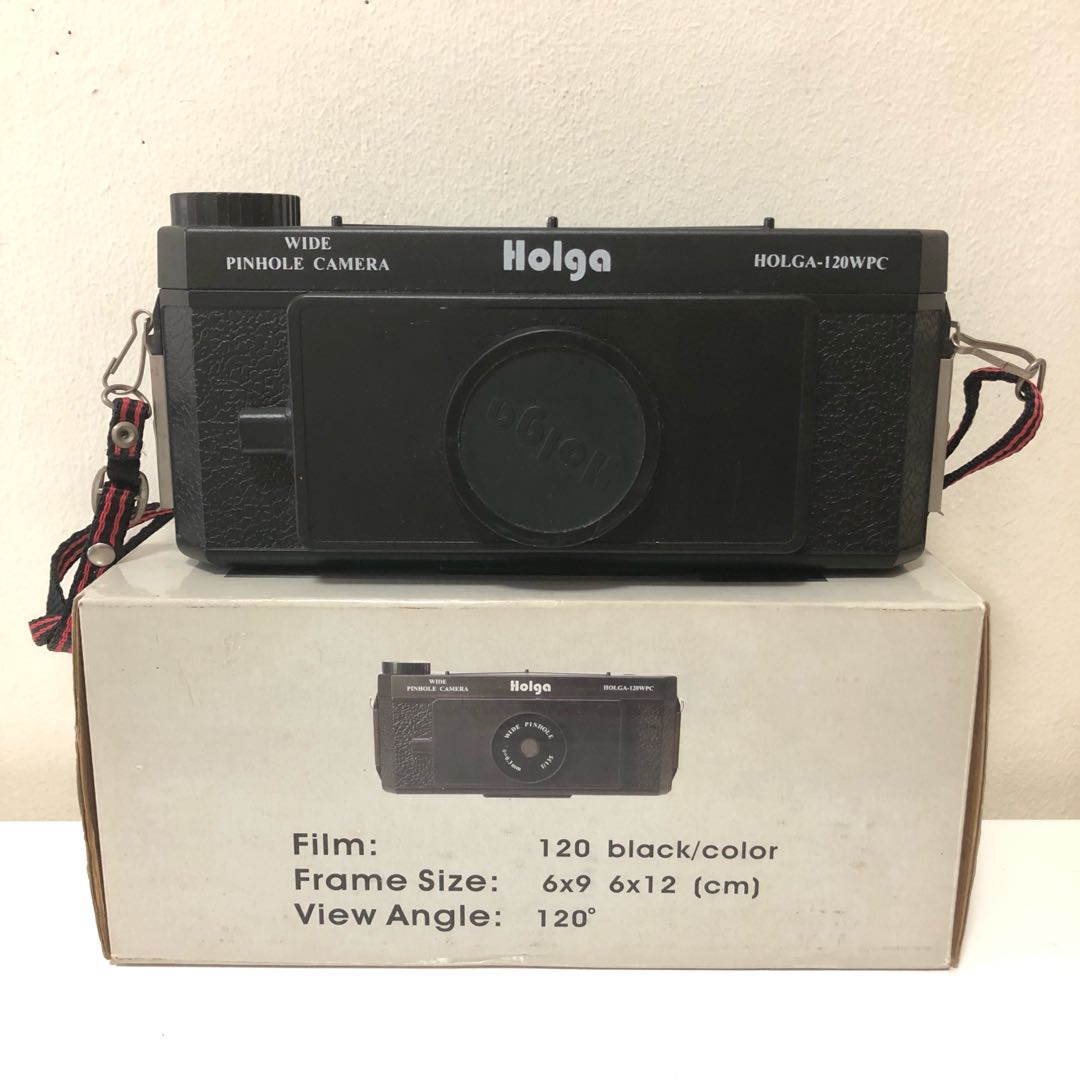 Holga-120wpc Wide Pinhole Camera, Photography, Cameras on Carousell