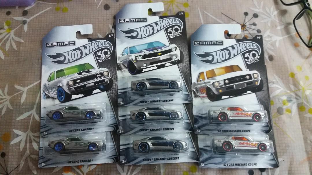 Hotwheels Zamac 50th Anniversary, Hobbies & Toys, Collectibles ...