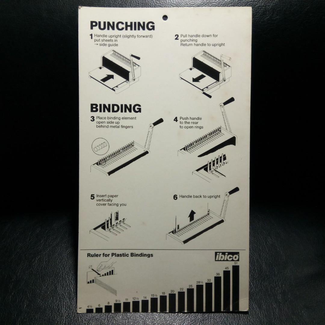 IBICO Binding Machine (CH-8038)., Hobbies & Toys, Stationery & Craft ...