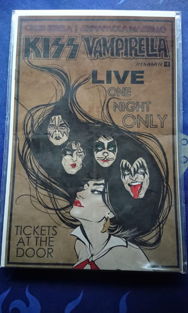 Kiss/Vampirella crossover complete set of 5 issues, Hobbies & Toys ...