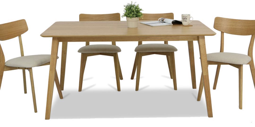 Logo Dining Table Set (1+4), Furniture & Home Living, Furniture, Tables ...