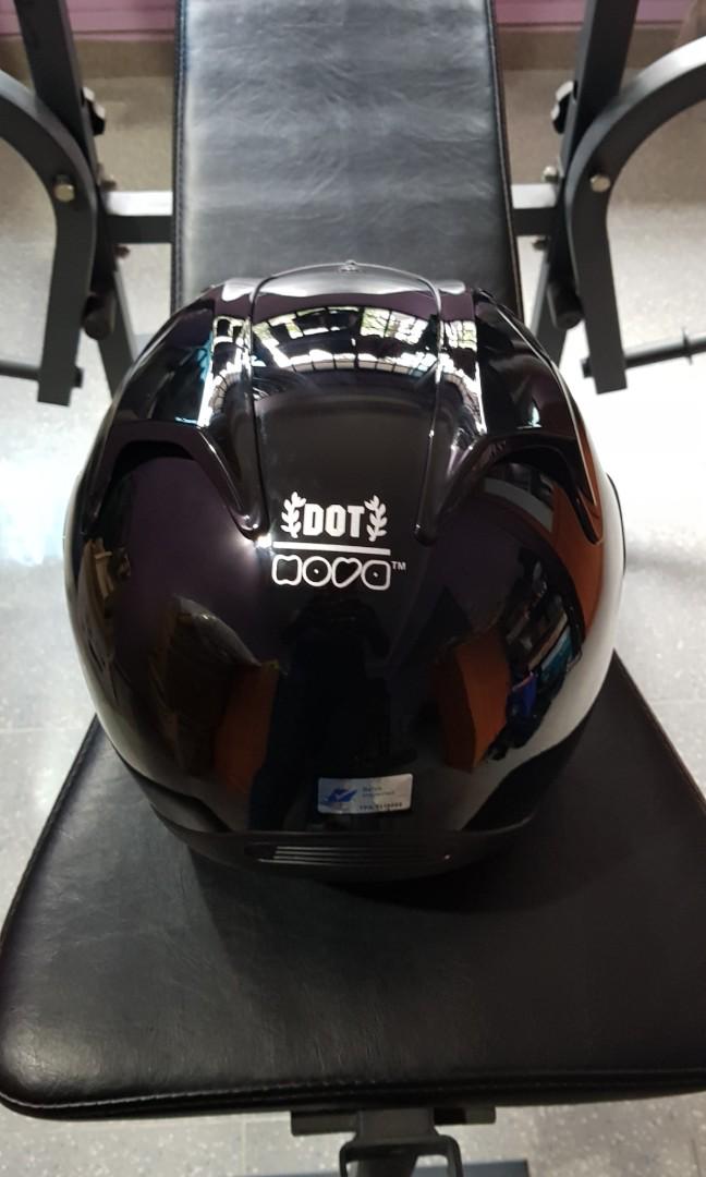 NOVA dot helmet, Motorcycles, Motorcycle Apparel on Carousell