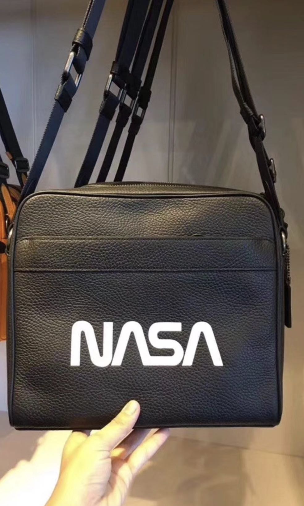 Original coach men Messenger bag nasa bag, Men's Fashion, Watches ...