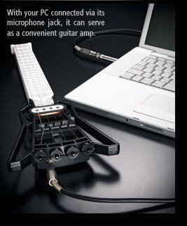 Otona no Katagu Mini Electric Guitar with Built-in Amp and Speaker ...