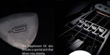 Otona no Katagu Mini Electric Guitar with Built-in Amp and Speaker ...